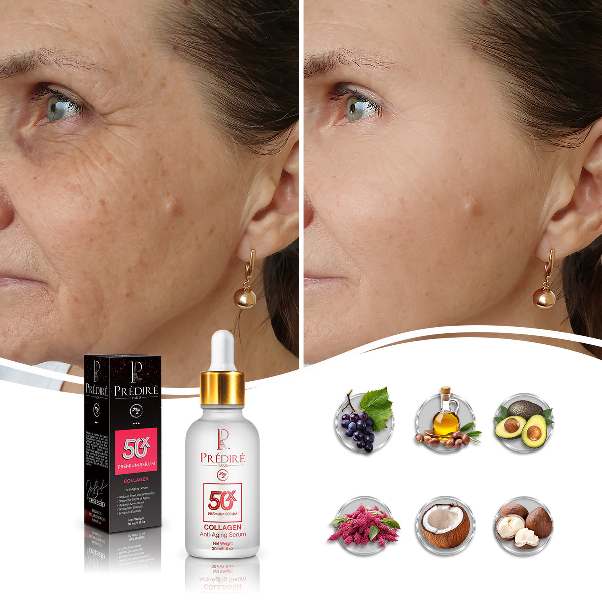50X Premium Collagen Anti-Aging Serum – Prédiré Paris
