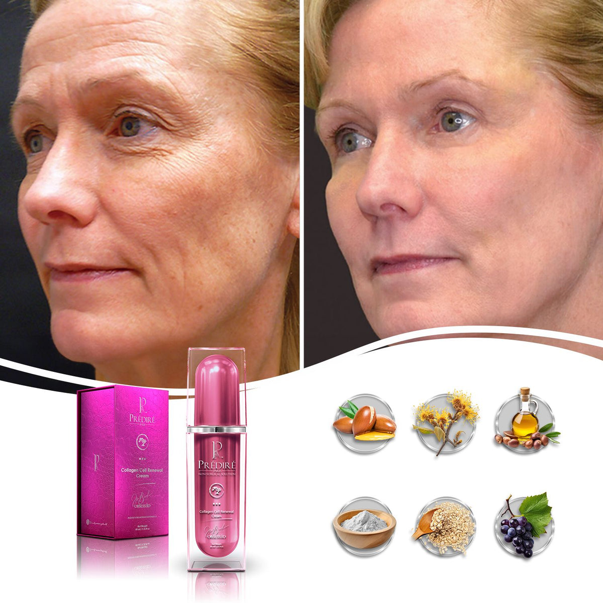 Our Skin Collagen Cell Renewal Night Serum works wonders while you ...
