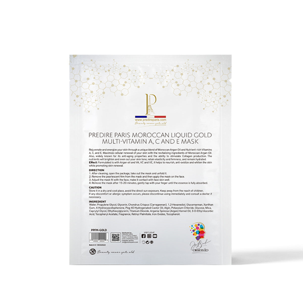 Predire Paris Facial Treatment Mask Set - Set of 8 Masks – Prédiré Paris